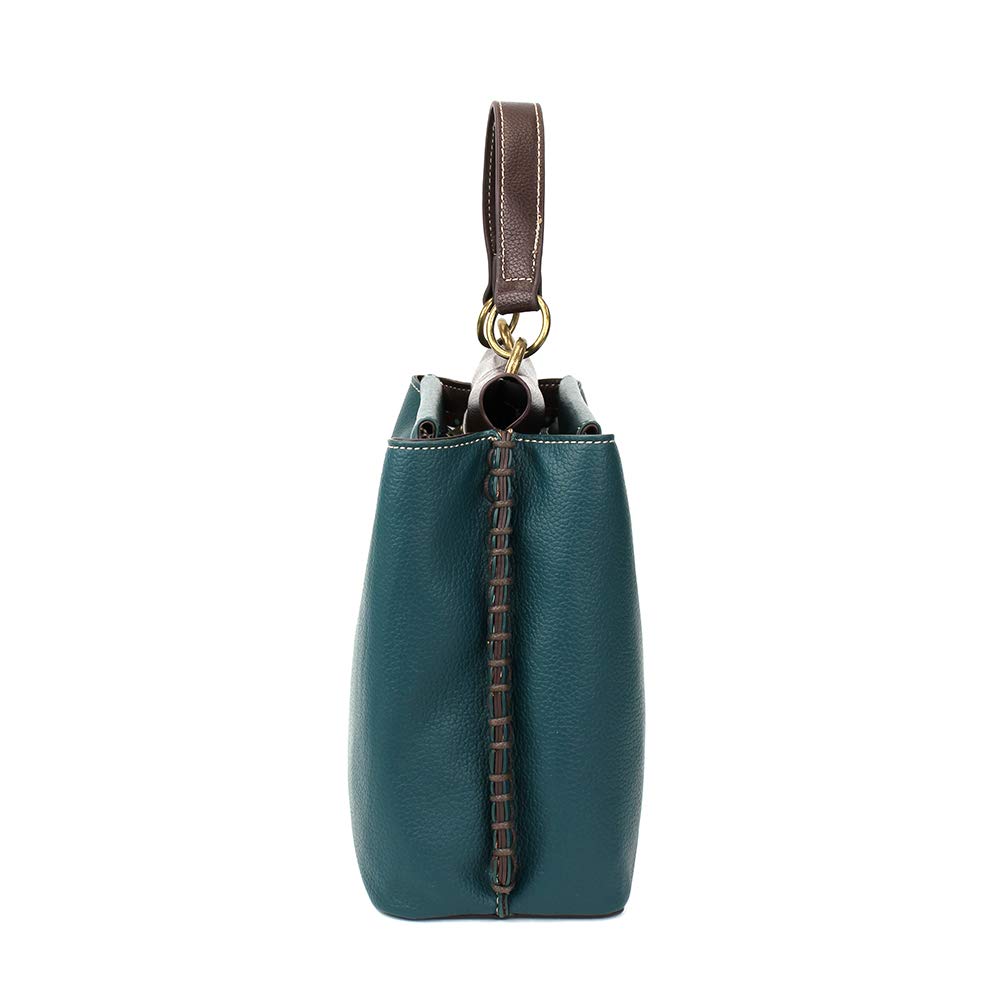 CHALA Charming Satchel with Adjustable Strap - Forget Me Not - Turquoise