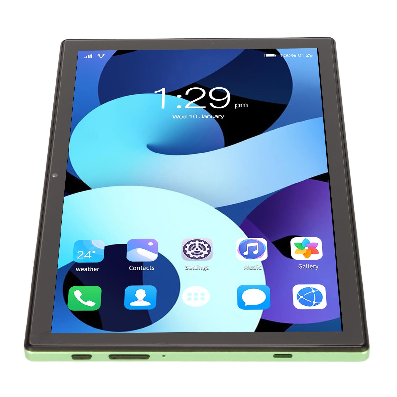 4G Tablet, for Android 12.0 6GB 128GB HD Large Screen 100‑240V 10.1in Tablet for Adults (US Plug)