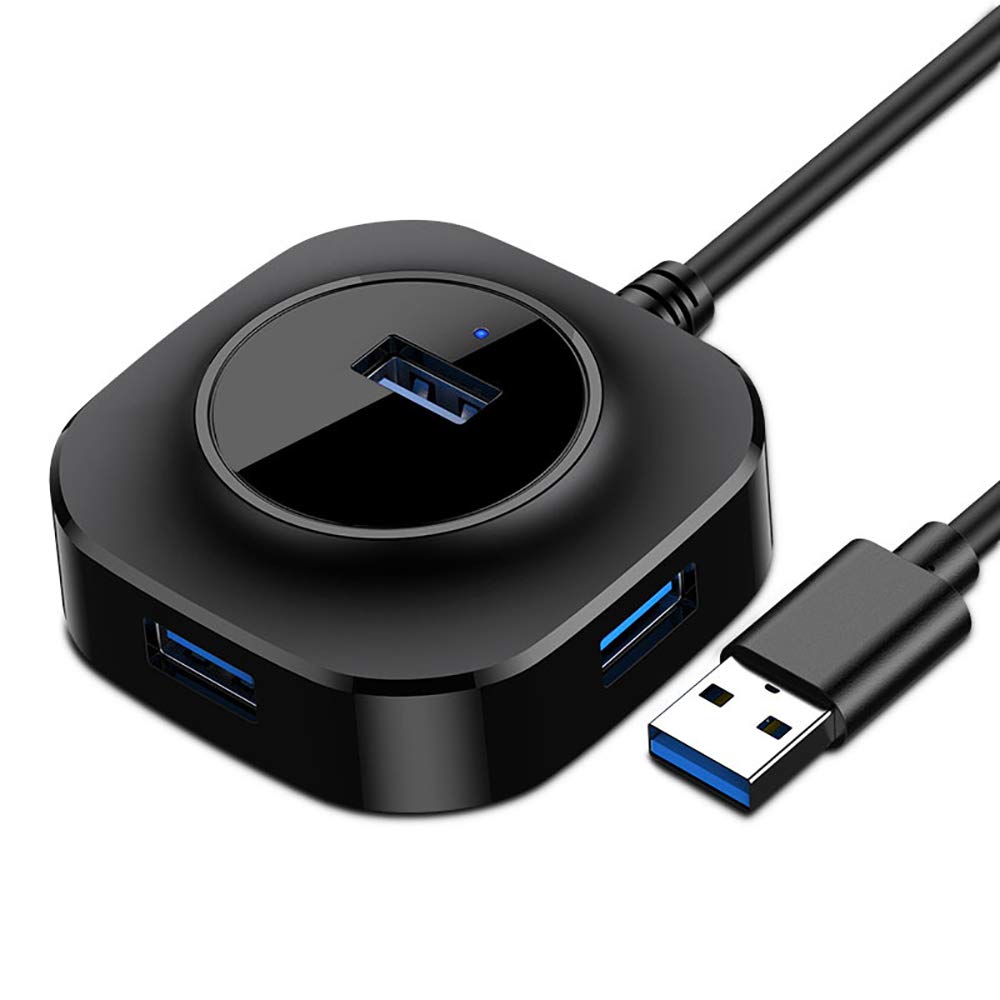 USB Hub, FLYEER 4 Port USB 3.0 Hub, Ultra Slim Portable Data Hub Applicable for i-Mac Pro, MacBook, Mac Mini/Pro, Surface Pro, Notebook PC, Laptop, USB Flash Drives, and Mobile HDD