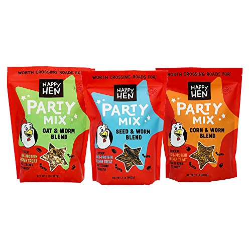 Happy Hen Treats Mealworm & Corn Party Mix, 2 lb
