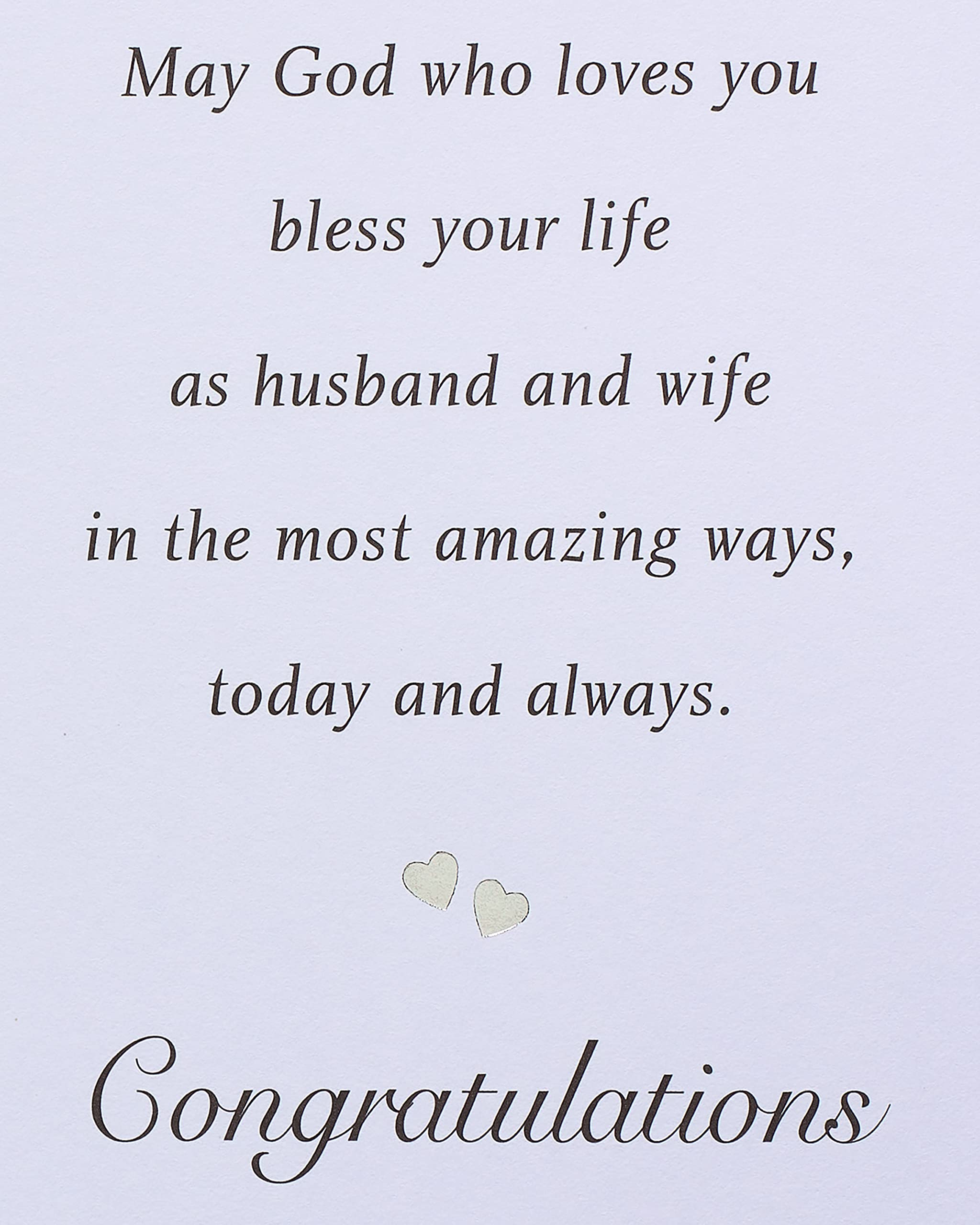 American Greetings Religious Wedding Card (Special Couple)