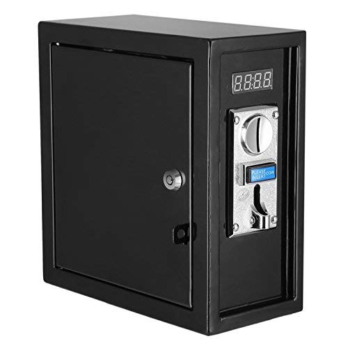 Happybuy Coin Operated Timer Control Power Supply Box Coin Acceptor Programmable Control Coin Acceptor Multi Coin Selector for Vending Machine Electronicial Device, 110V