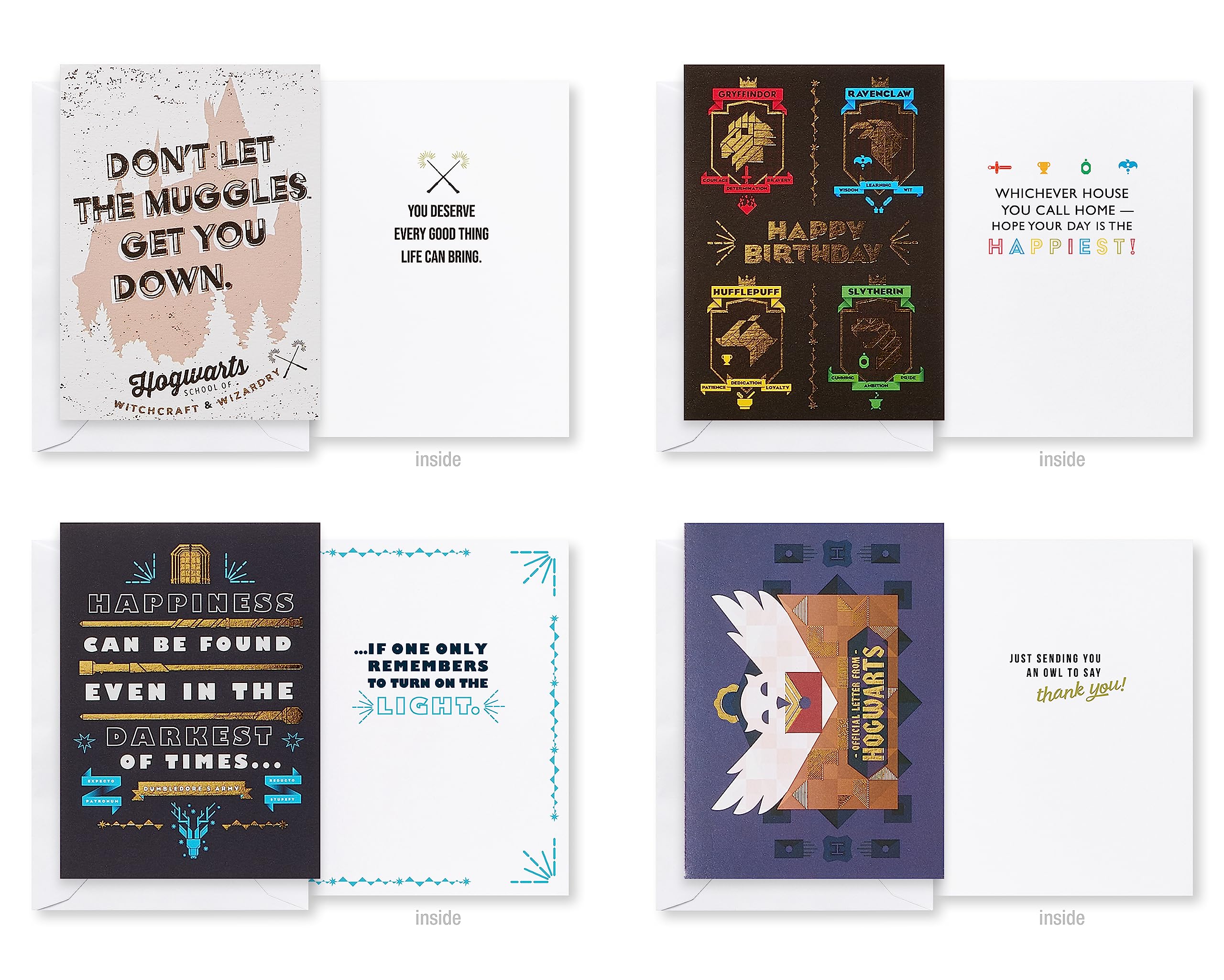 American Greetings Deluxe Harry Potter Card Bundle with Envelopes, Birthday and All-Occasion (32-Count)