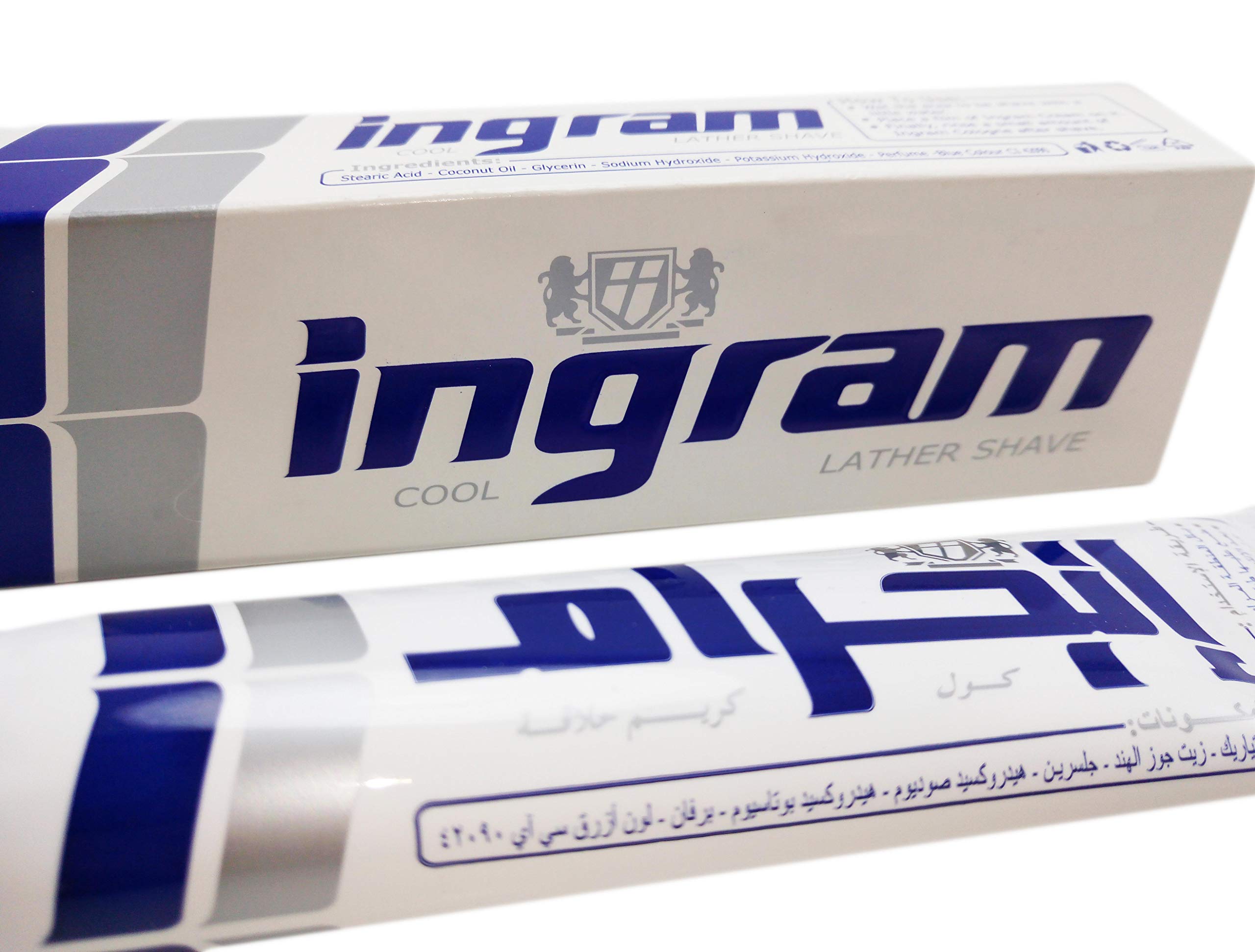 Ingram Cool Lather Shave Cream Tube 60 gm Men Toiletries Smoothing Shaving Skin (1 Pack / 60 gm)