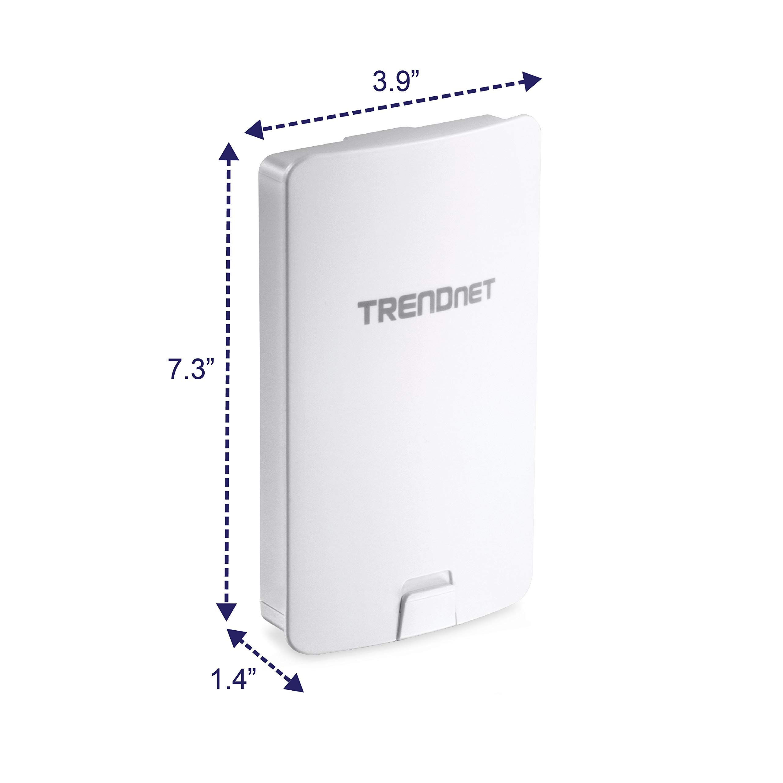 TRENDnet 14 DBI WiFi AC867 Outdoor Poe Preconfigured Point-to-Point Bridge Kit, 4 DBI Directional Antennas, for Point-to-Point WiFi Bridging Applications, 5GHz, AC867, TEW-840APBO2K (Renewed)