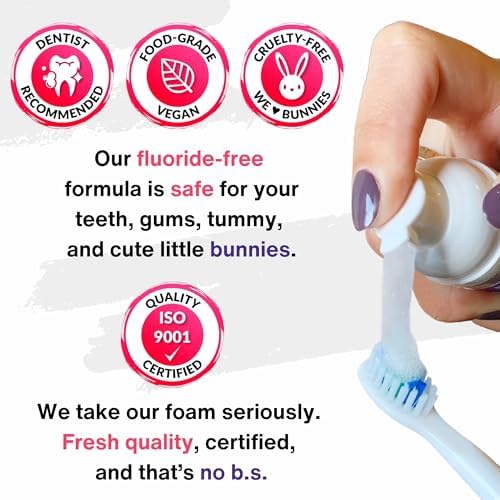 Divine White Dual-Action Stain Removal Aligner/retainer Cleaner and Teeth Whitening Foam- Hydrogen Peroxide-Good for Invisalign, ClearCorrect, SmileDirectClub, Candid -Oral Care-Toothpaste Replacement