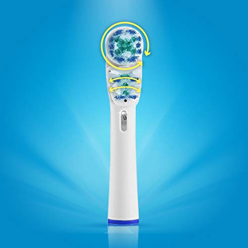 Replacement Brush Heads Compatible with Oral-B-Braun– Dual Clean - Pack of 4 Generic Electric Toothbrush Replacement Heads