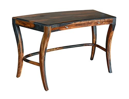 Coast to Coast Imports LLC Sheesham Highlight Wash One Drawer Writing Desk