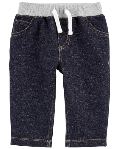 Carter's Pull On Faux Denim Pants (18 Months),Blue