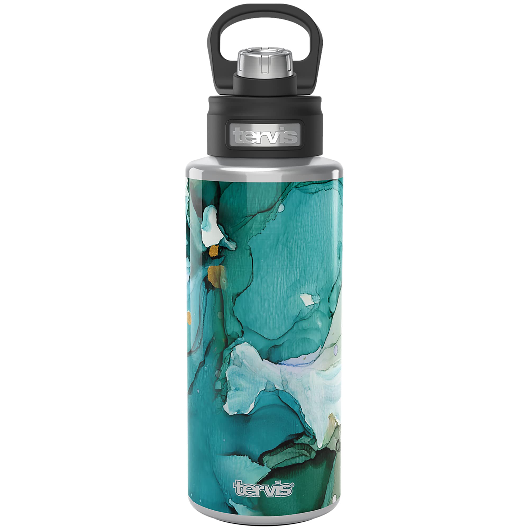Tervis Inkreel-Undersea Water, 32oz Wide Mouth Bottle, Stainless Steel
