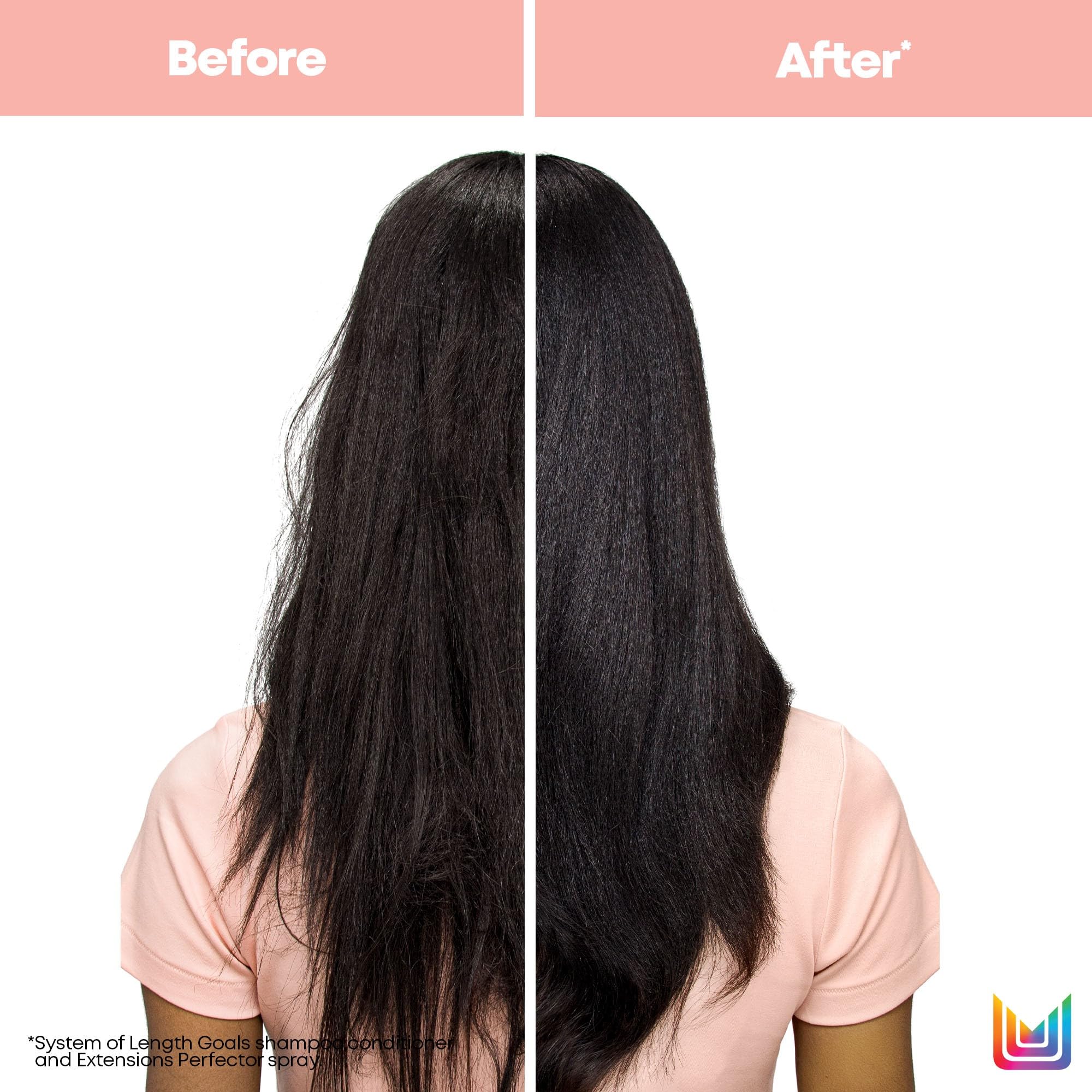 Matrix Length Goals Shampoo For Extensions & Wigs - Detangles, Softens & Nourishes Hair, Paraben Free, Salon Professional Shampoo, 10 Fl Oz