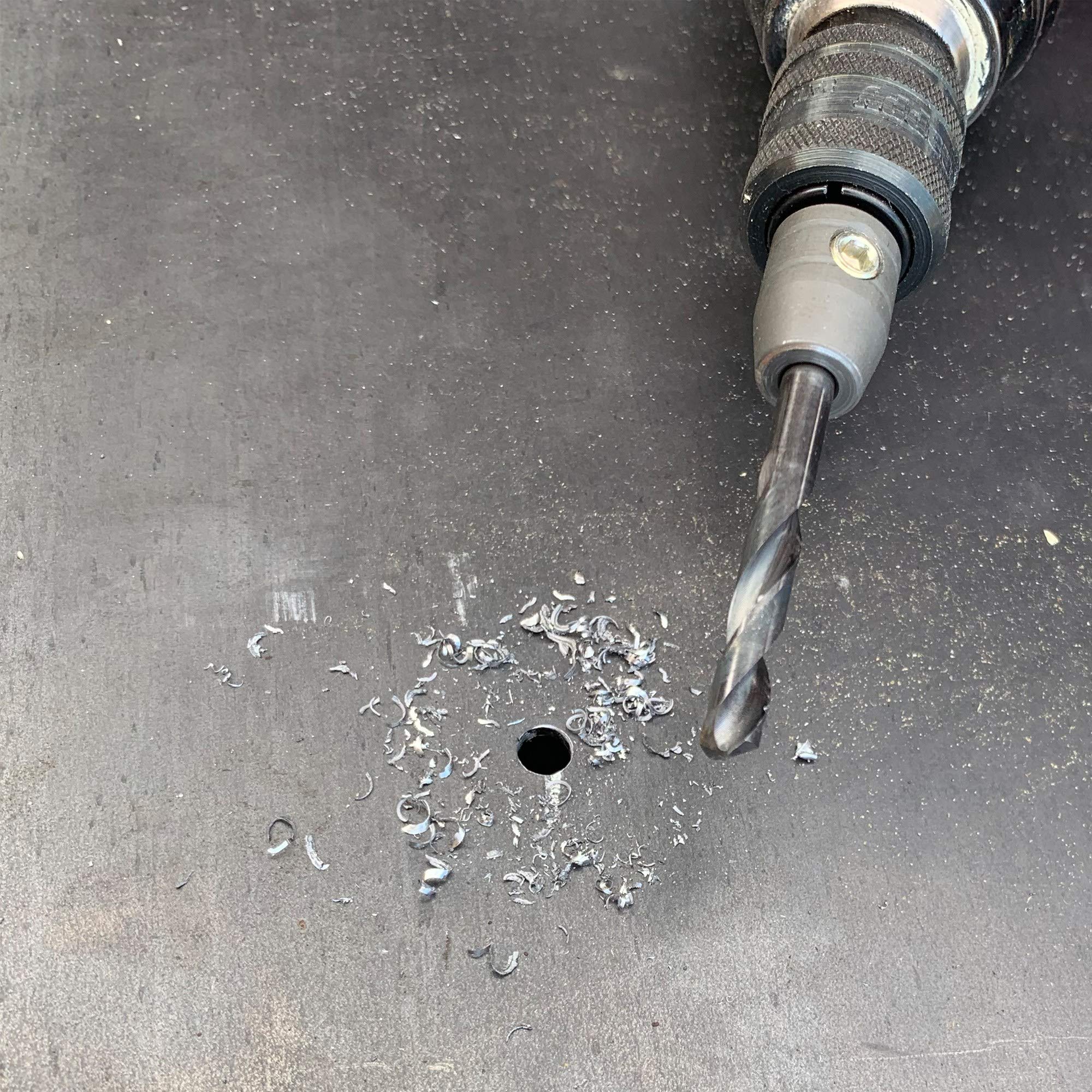 Make it Snappy Tools 1/8 Inch Ironman Quick Change Drill Bit Adapter for Metalworking, Fabrication and Installation
