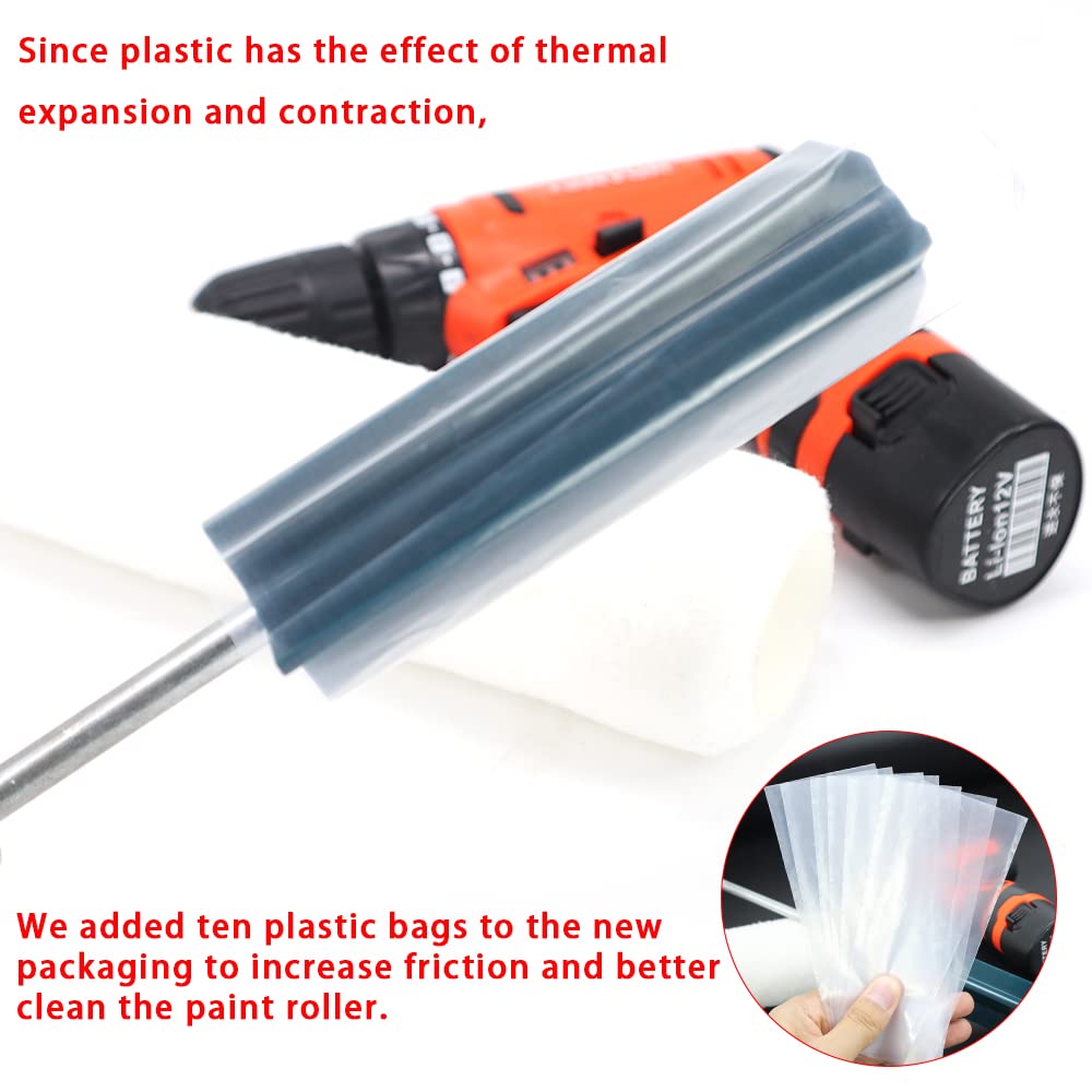 scottchen PRO Paint Roller Cleaner Dryer Washer Cleaning Tool for Paint Rollers, Fit 9ββ to 18ββ Paint Roller, Drill Driver Attachment Device