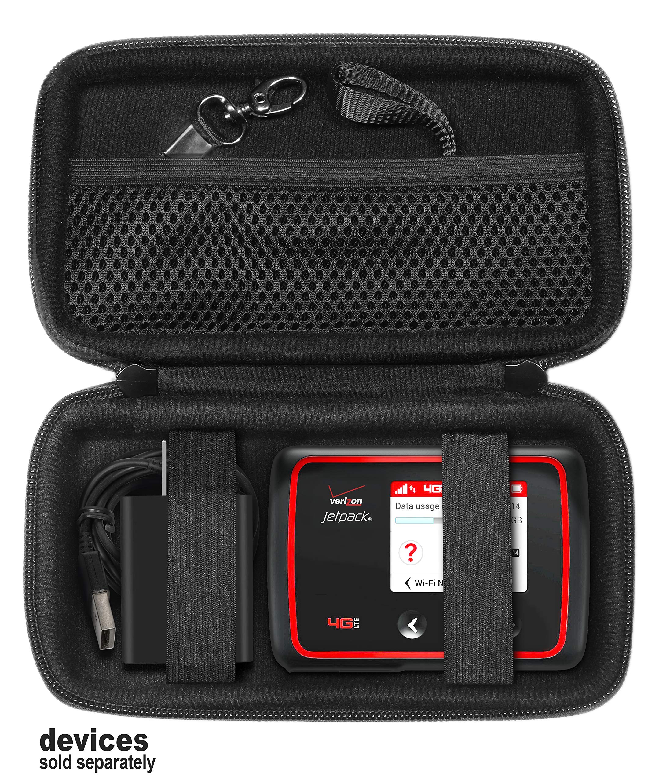 CaseSack Case for Verizon Jetpack Hotspot WiFi Device, MiFi 6620L, 8800L, Jetpack 4G LTE Mobile Hotspot, TP-Link AC750 Wireless Portable Nano Travel Router