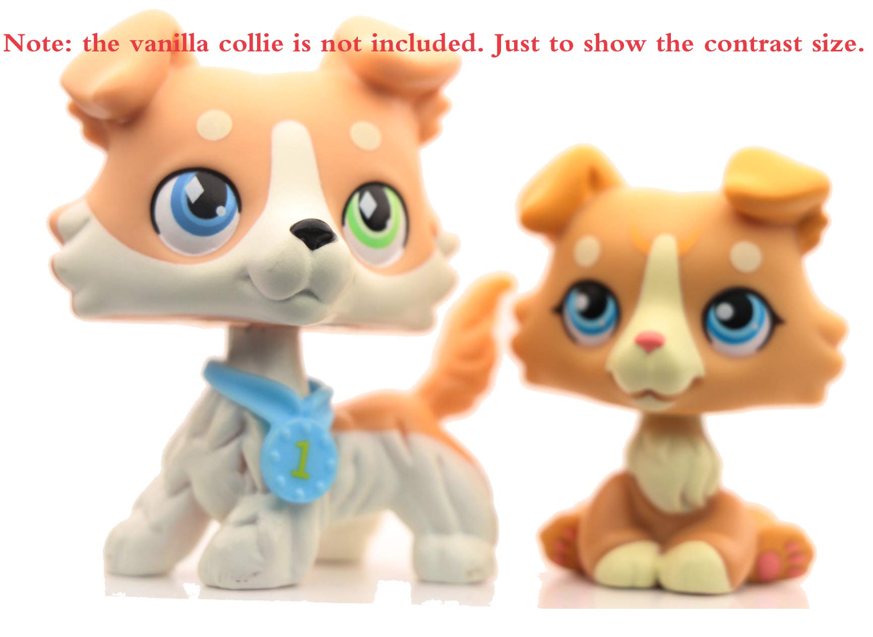 AODERTI Baby for Collie 2452 Yellow Dog 1 Inch Puppy Mini Bobble Head Pet Shop Toys c