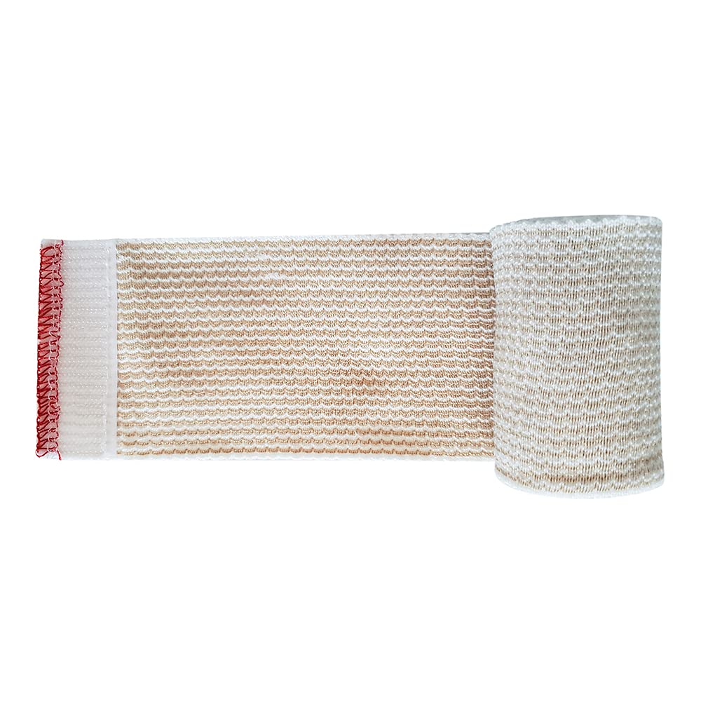 3-inch Premium Grade Elastic Bandage Wrap | Injuries, Sprains, Edema, Support, Compression | Reinforced Ends, Soft-Sturdy Fabric | Self Closures Both Sides | Non-Latex, Reuse | 2-pack | by Spa Slender