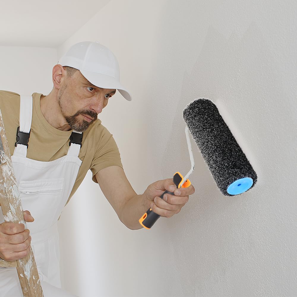 Airless SJG-9" Drywall Compound Roller Cover | Drywall Texture Roller Brush (1 Piece)