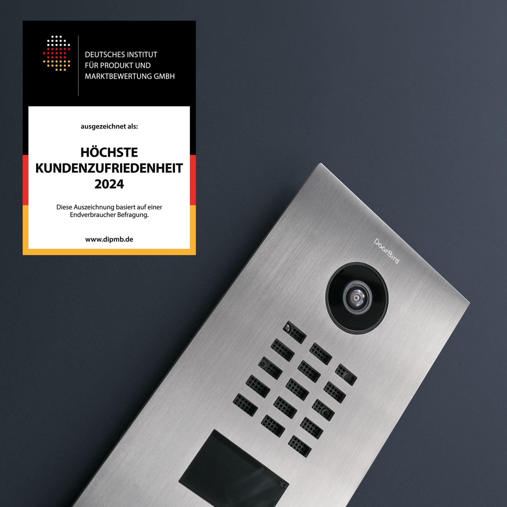 DoorBird IP Video Indoor Wall Station Intercom A1101, 4" Color Display - Surface mounting - WiFi Ethernet and POE - 2 Year Warranty and Enhanced Video Instructions
