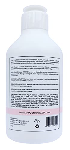 Purify Shampoo, Anti-Hair Loss & Oily Hair Control, Revitalizes Thinning Hair and Improves Volume, Strength and Texture, 10 Oz