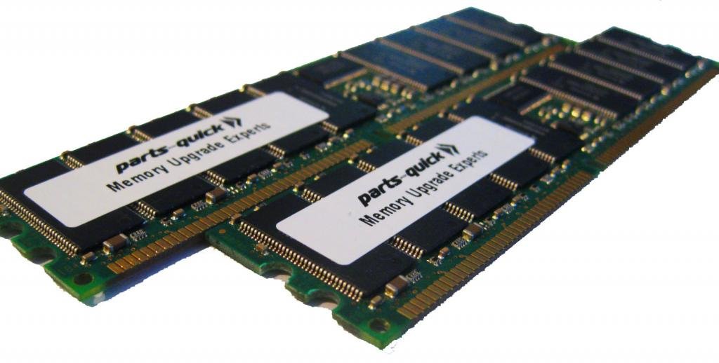 358349-B21 4GB 2 X 2GB Server Memory Upgrade for HP ProLiant PC2700 Registered 333 MHz 184 pin SDRAM ECC Registered DIMM RAM (PARTS-QUICK Brand)