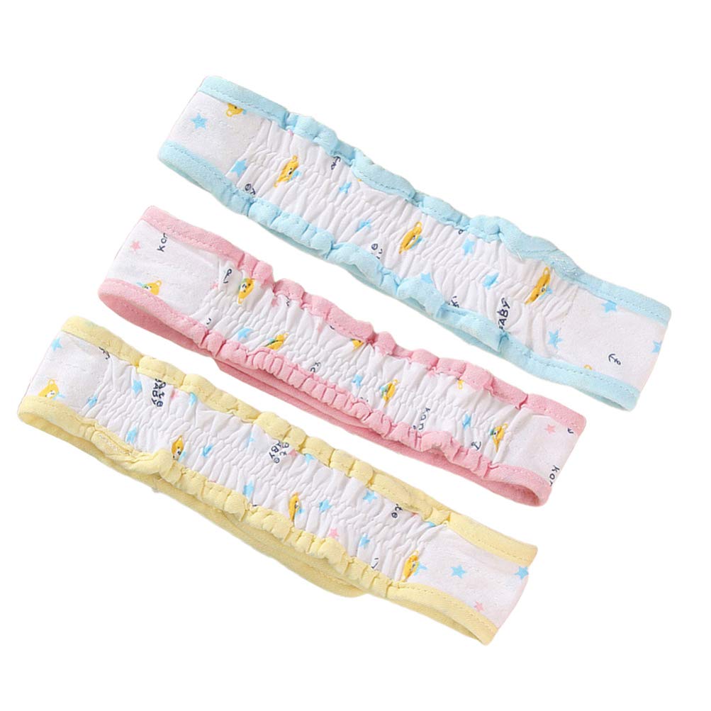Tomaibaby 3pcs Diaper Buckle Adjustable Cute Infant Toddler Diaper Fixed Belt Buckle Replacement Diaper Needles Replaces Diaper Pins for Baby(Random Pattern)