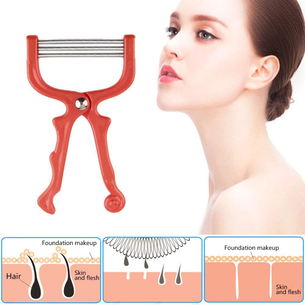3-pack Beauty Epilator,Handheld Facial Hair Removal Threading Tool