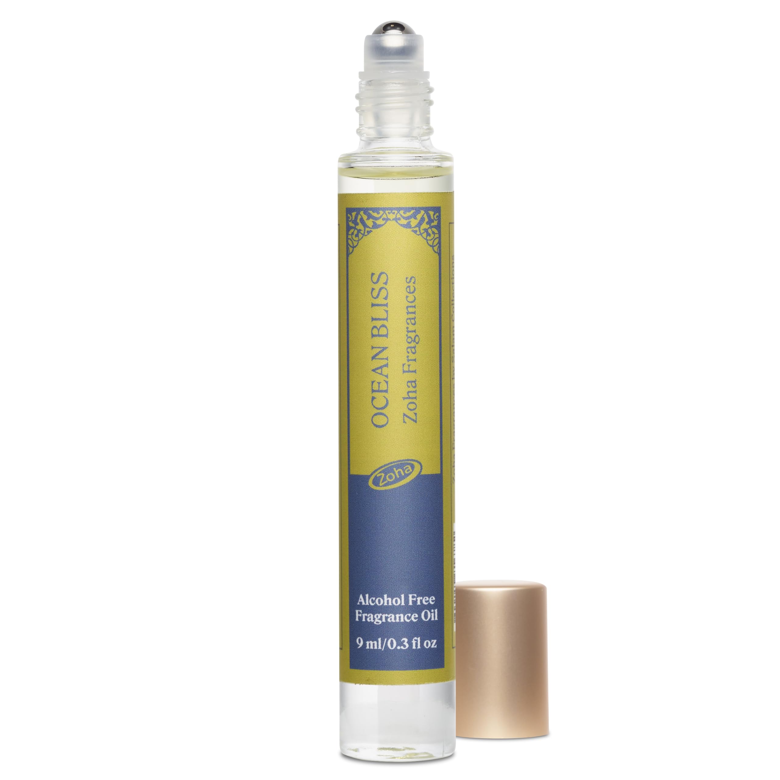 Zoha, Ocean Bliss Perfume for Women and Men, Alcohol-Free Hypoallergenic Vegan Fragrance Oil Roll-On