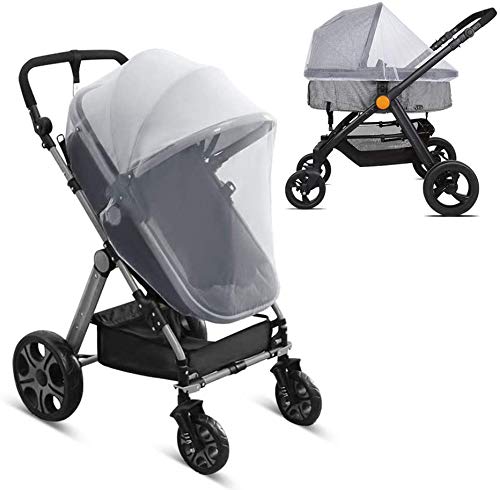 LEMESO Stroller Baby Net - Universal & Elastic & Breathable - for Infant Carriers Car Seats Cradles Cribs Bassinet Playpen Travel Outdoor