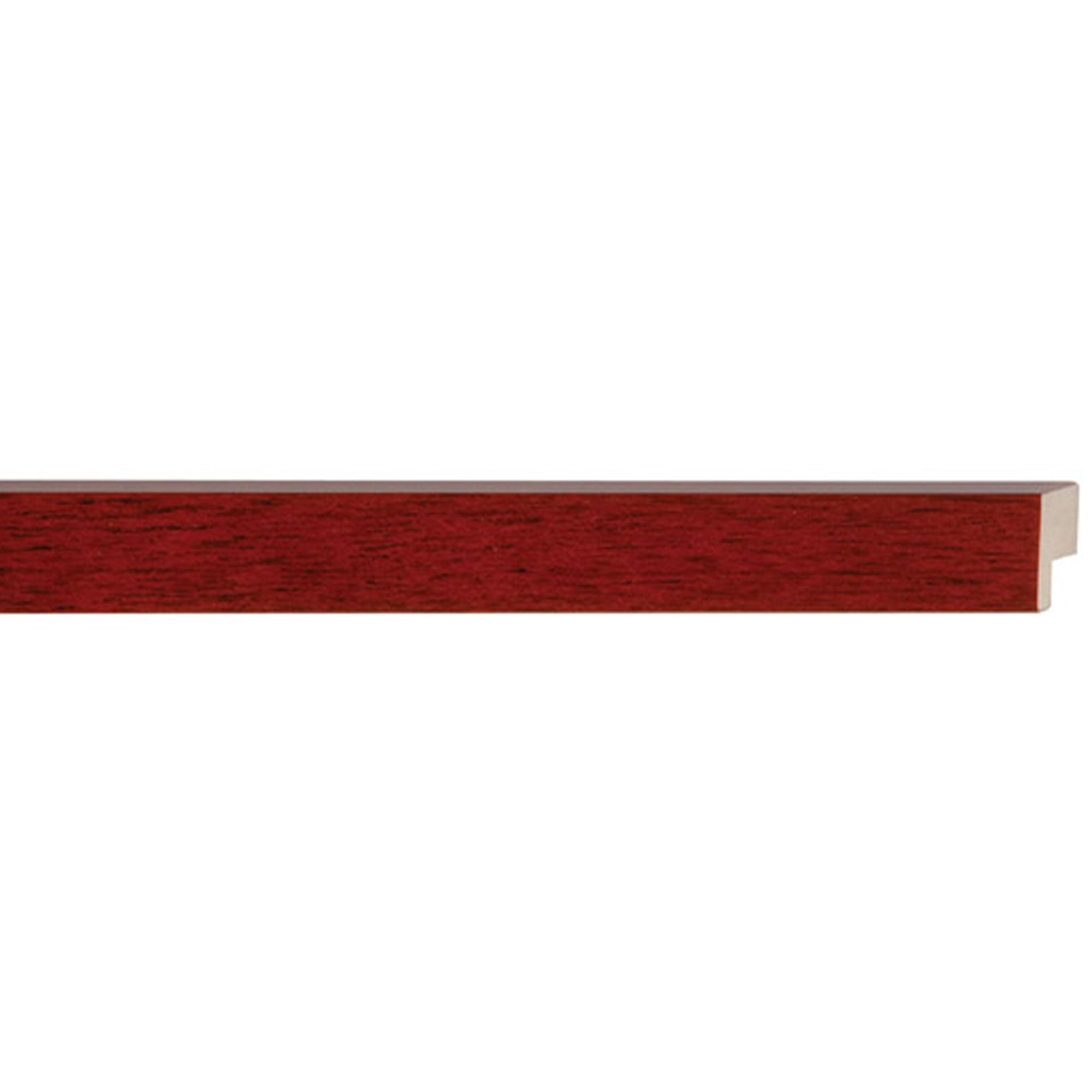 39x10 Frame Brown Red Cherry Wood Picture Frame Width 0.75 Inches | Interior Frame Depth 0.5 Inches | Cerise Collection | UV Acrylic, Foam Board Backing & Hanging Hardware Included