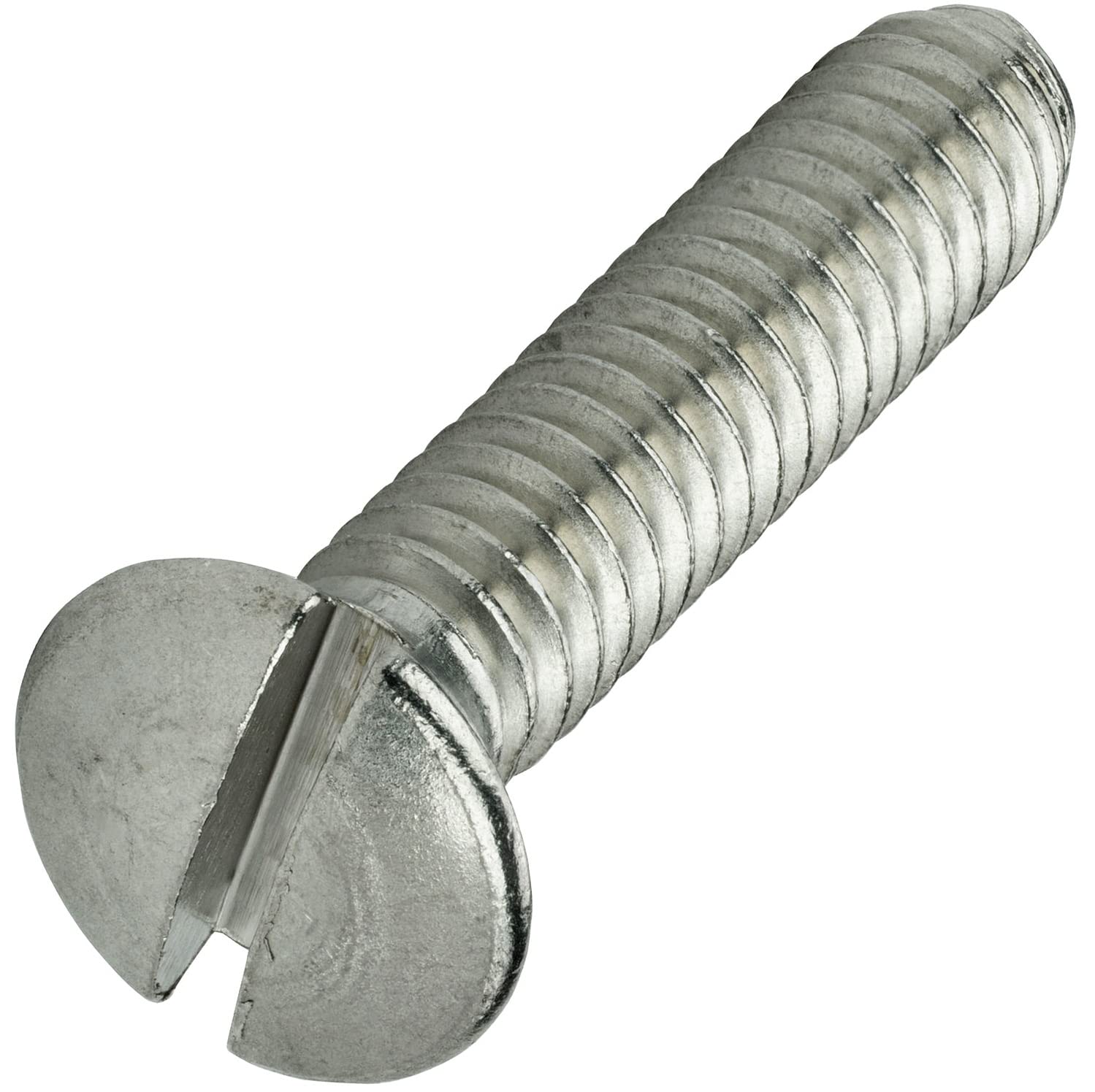 8-32 x 1-1/2" Slotted Oval Head Machine Screws Kit Hardware Stainless Steel 18-8 Pack of 50 Fastener Set LS03138F