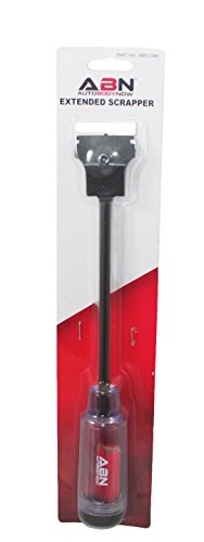 ABN 11in Long Reach Razor Blade Scraper & Plastic/Metal Replacement Blades β Vinyl Decal Remover, Adhesive Removal