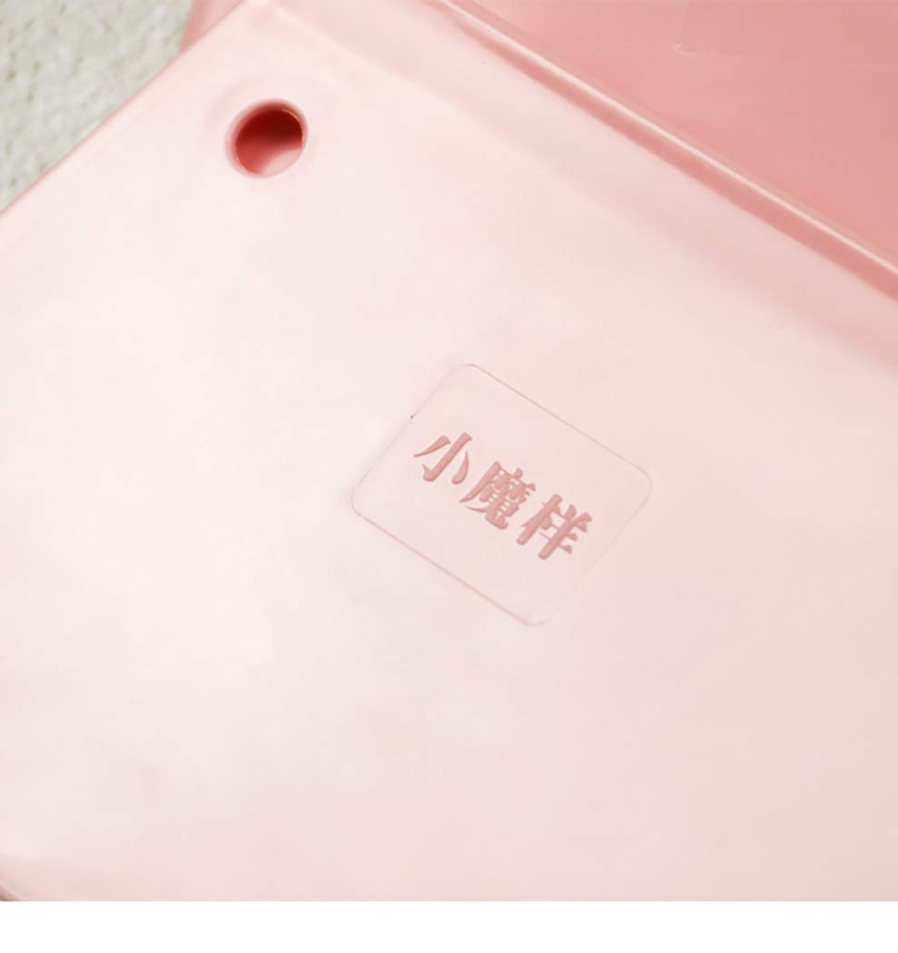 Pink curved plastic scraper Cake cream scraper (size: length 5.3 inches × width 3.7 inches)