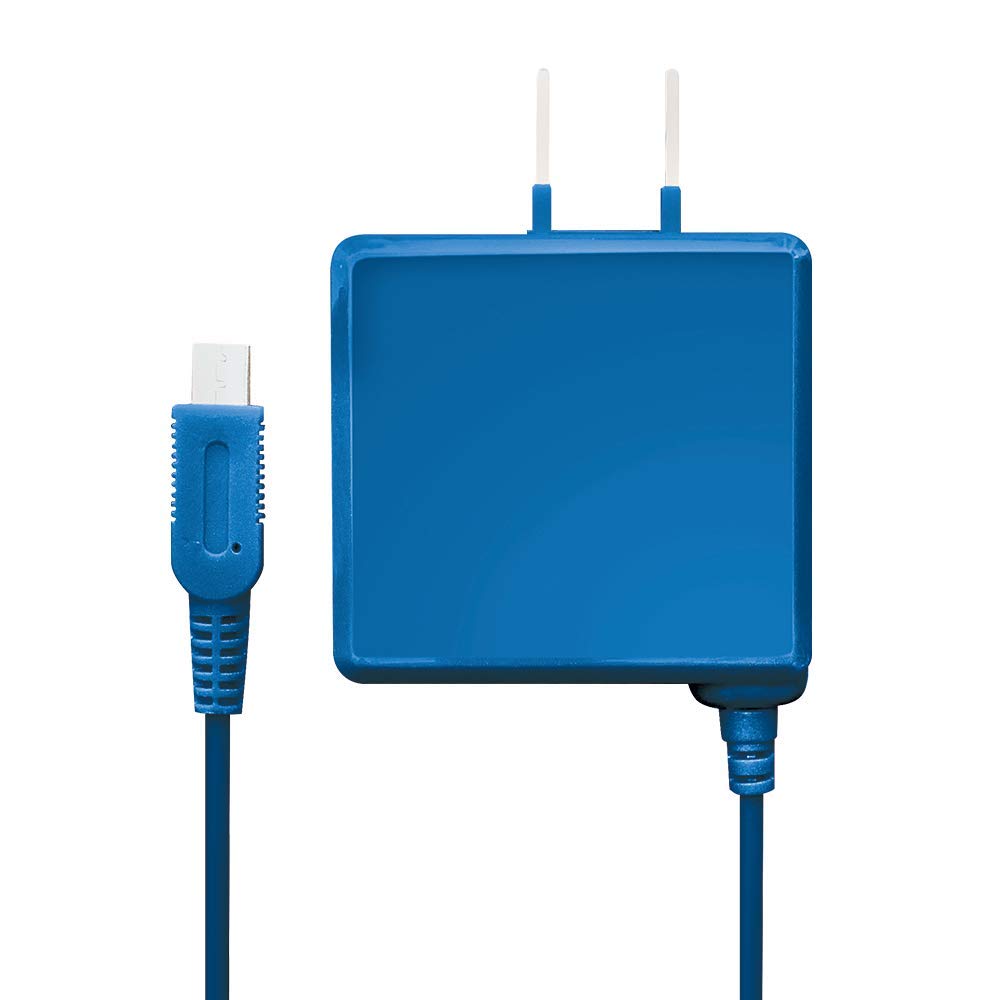 ALG-3DS250-BL new3DS用長いAC充電器 ブルー