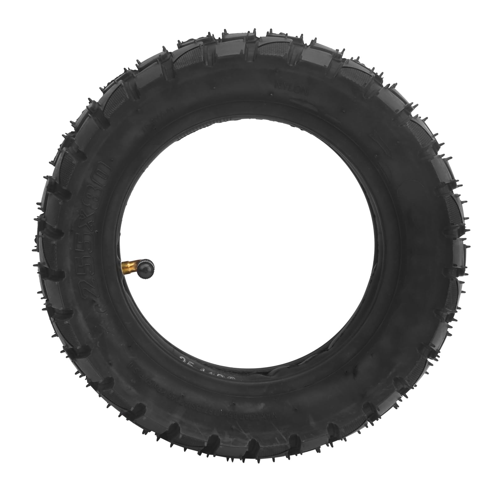 VGEBY Electric Scooter Tire/Wheel, 10in Electric Scooter Tire with Inner Tube Inflatable Rubber Tyre Replacement 255x80 Electric Scooters Equipment