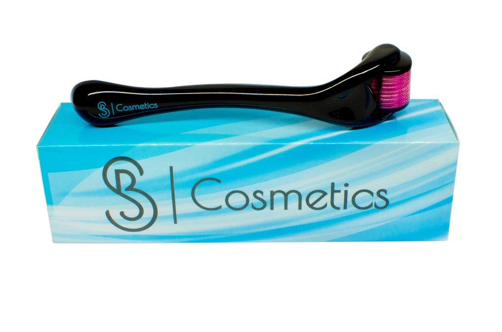 SB Cosmetics- Derma Roller-Best Premium Beard Face Scalp & Body Cosmetic Micro Needle Skin Care Beauty System .25mm 540 Titanium Reusable