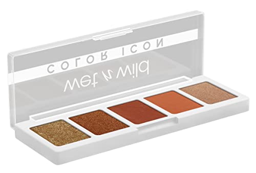wet n wild Color Icon Eyeshadow Makeup 5 Pan Palette, Matte, Shimmer, Metallic, Long Wearing, Rich Buttery Pigment, Cruelty Free - Sundaze