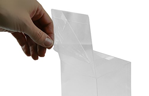 ATV Store, All Things Vinyl Premium UV 4" Protectors Vinyl Display Box Case Thickness 0.50mm GROOVED Edge Pack of 10
