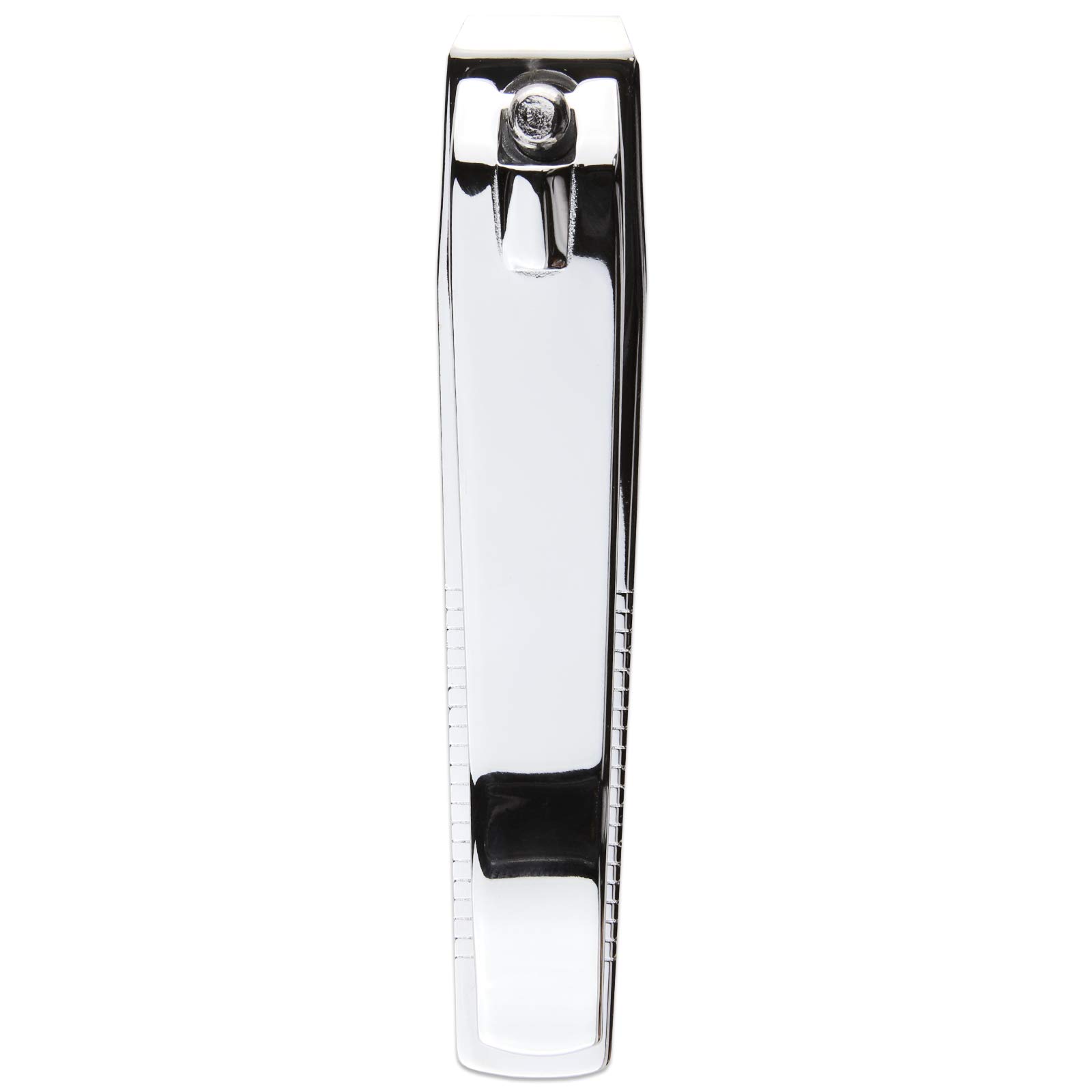 3pcs Large Beauticom Stainless Steel Straight Nail Clipper - Professional Ultra Sharp Sturdy Silver Finger Nail and Toe Nail Cutters for Acrylic Nails Grooming Manicure