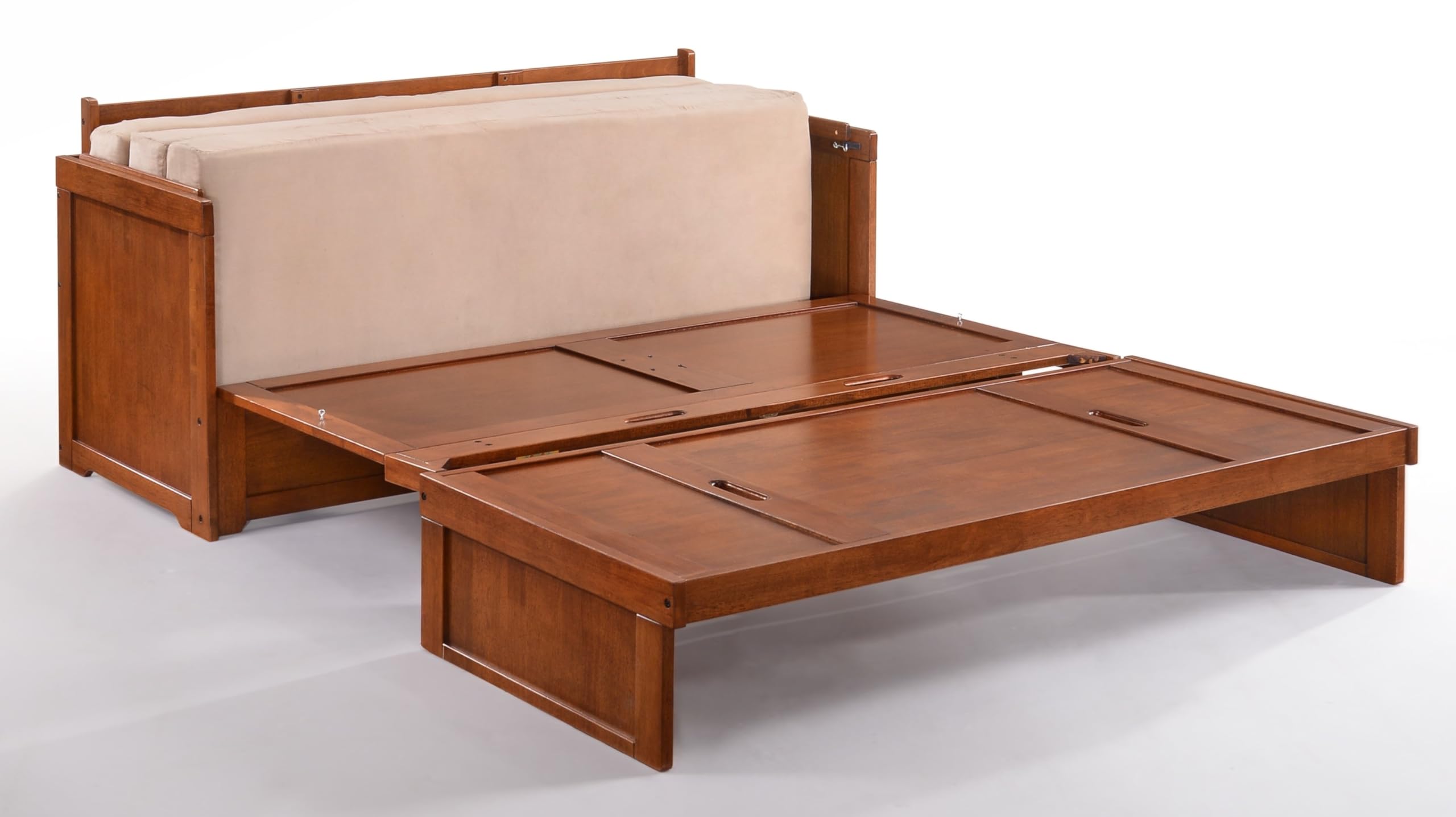Night & Day Furniture Murphy Cube Cabinet Bed (Cherry, Queen)
