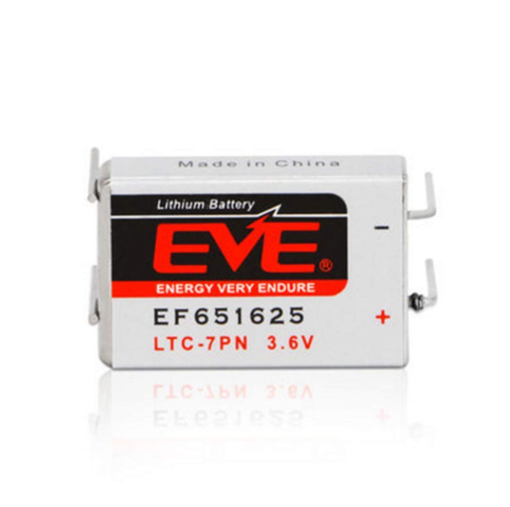 XINLAN EF651625 3.6V Lithium Prismatic Battery Replacement for Eagle Picher LTC-7PN for Heidebao Printing Machine (2Pack