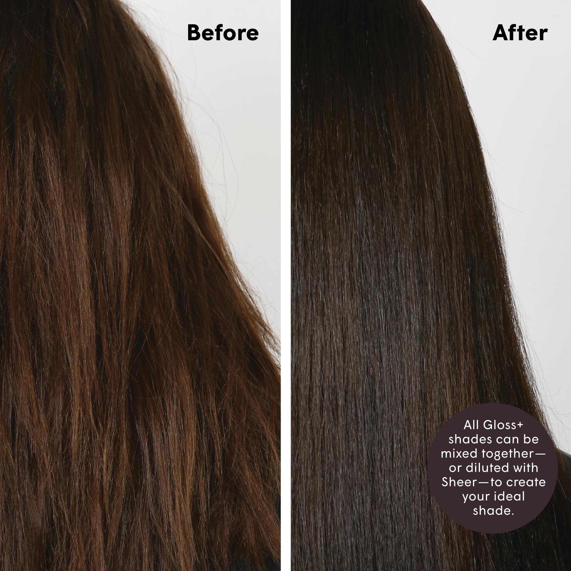 dpHUE Gloss+, Dark Brown - 6.5 oz (8-12 Applications) - Semi-Permanent Hair Color & Conditioner - Lasts Up to Eight Washes - Paraben, SLS & SLES Sulfate Free - Vegan, Leaping Bunny Certified