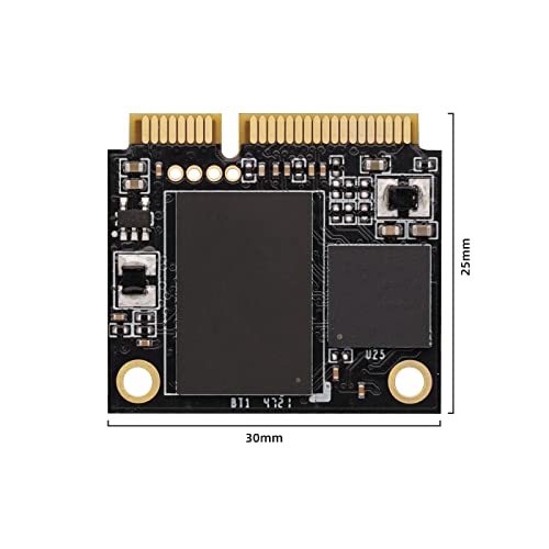 KingSpec 256GB High Size mSATA SSD, Super Speed Internal Solid State Drives SATA3 6Gb/s + 3D NAND Flash Technology (30x26mm,256GB)