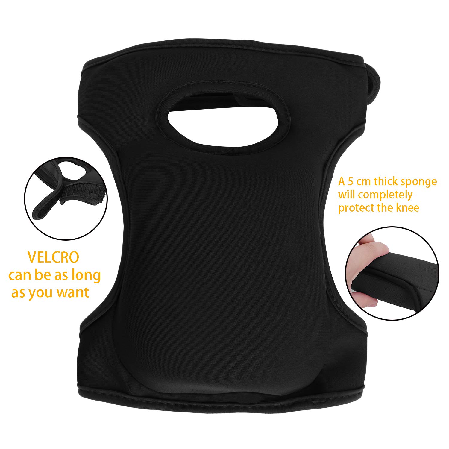 A Pair Garden Knee Pads, Thicken Memory Foam Comfort Gardening Knee Caps Protectors Kneepads for Scrubbing Floors Garden Cleaning Work Soft Protective Padded Cushion Kneeling Pads Yoga Knee Pads