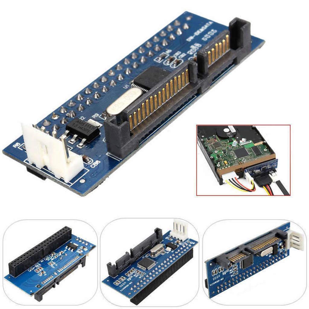 USECL IDE/PATA 40Pin Disk to SATA Female Converter Adapter PCBA for Desktop & 3.5" Hard Disk Drive Converter Port