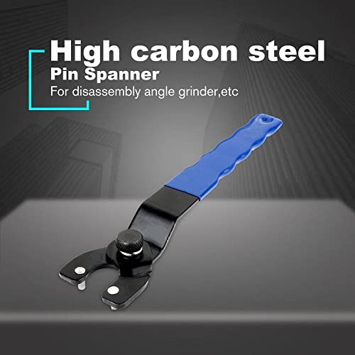 Adjustable Grinder Spanner Wrench (Pack of 2) Compatible with Ma-kita Bo-sch Angle Grinder (10-30mm) Universal Lock-Nut Pin Wrench SEWA20