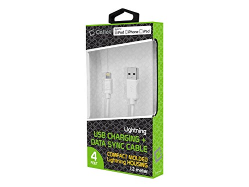 Cellet Lightning Cable, iPhone Charger Cord (Apple MFI Certified) Compatible for iPhone 14 Pro Max Plus 13 12 11 Xr, Xs X, SE, 8 7 6S 6 5 and iPad Pro Air Mini, iPod and All