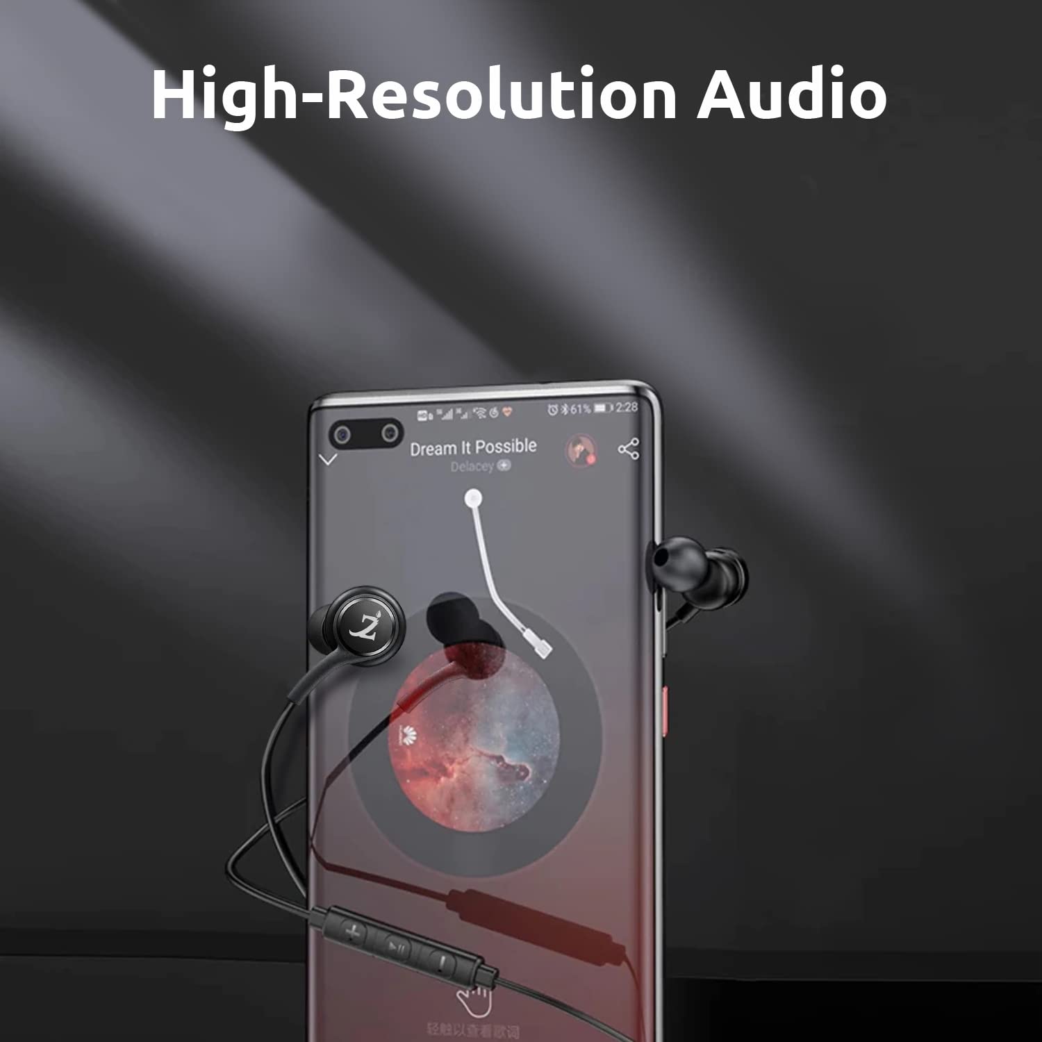 ZAMZAM PRO Stereo Headphones Works for Motorola Moto G Power (2021) with Hands-Free Built-in Microphone Buttons + Crisp Digital Titanium Clear Audio! (3.5mm, 1/8 inch)