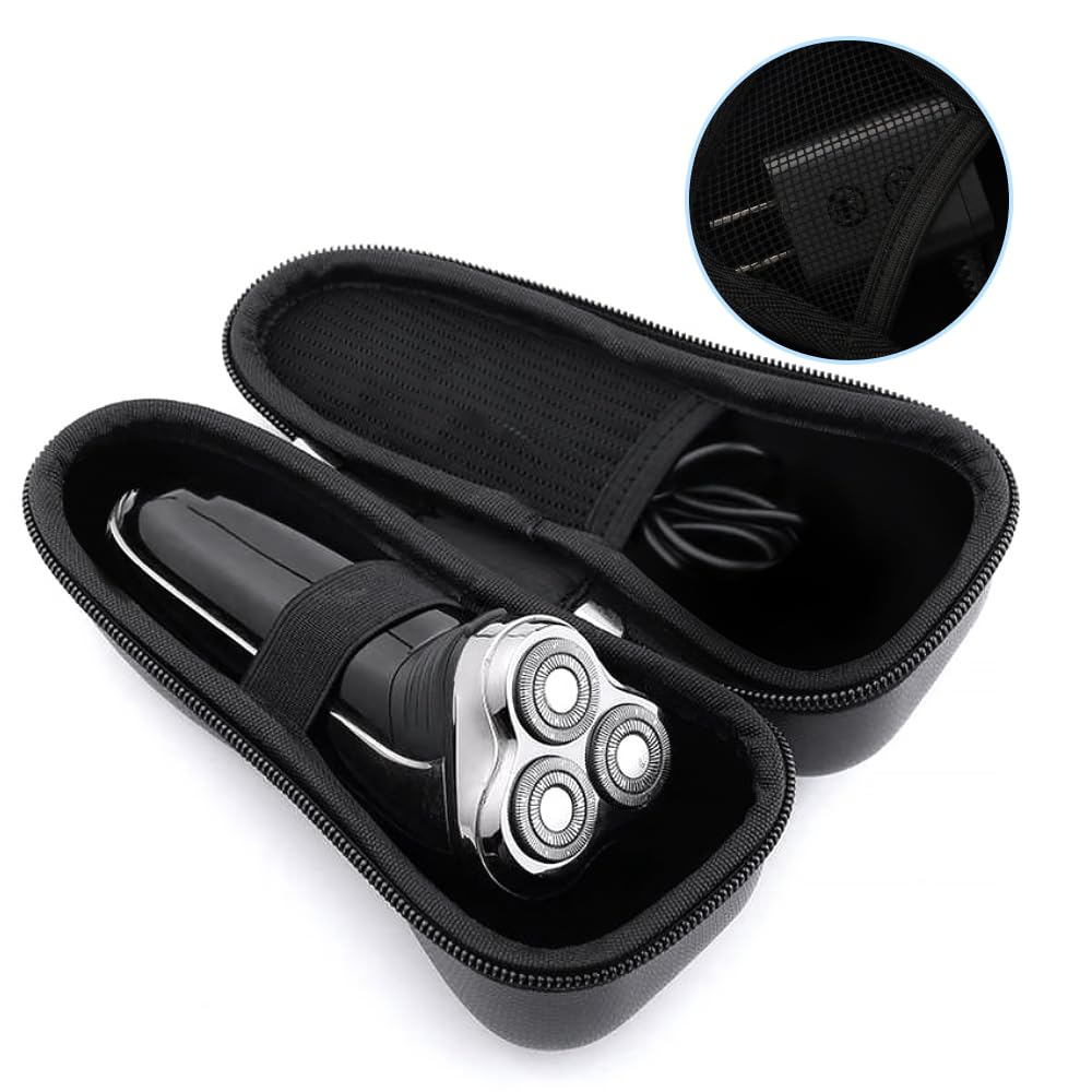 WuYan Hard EVA Travel Case for Philips,compatible with Braun Men's Electric Shaver Hard Case Carrying Travel Bag Electric Shaver Trimmer Case