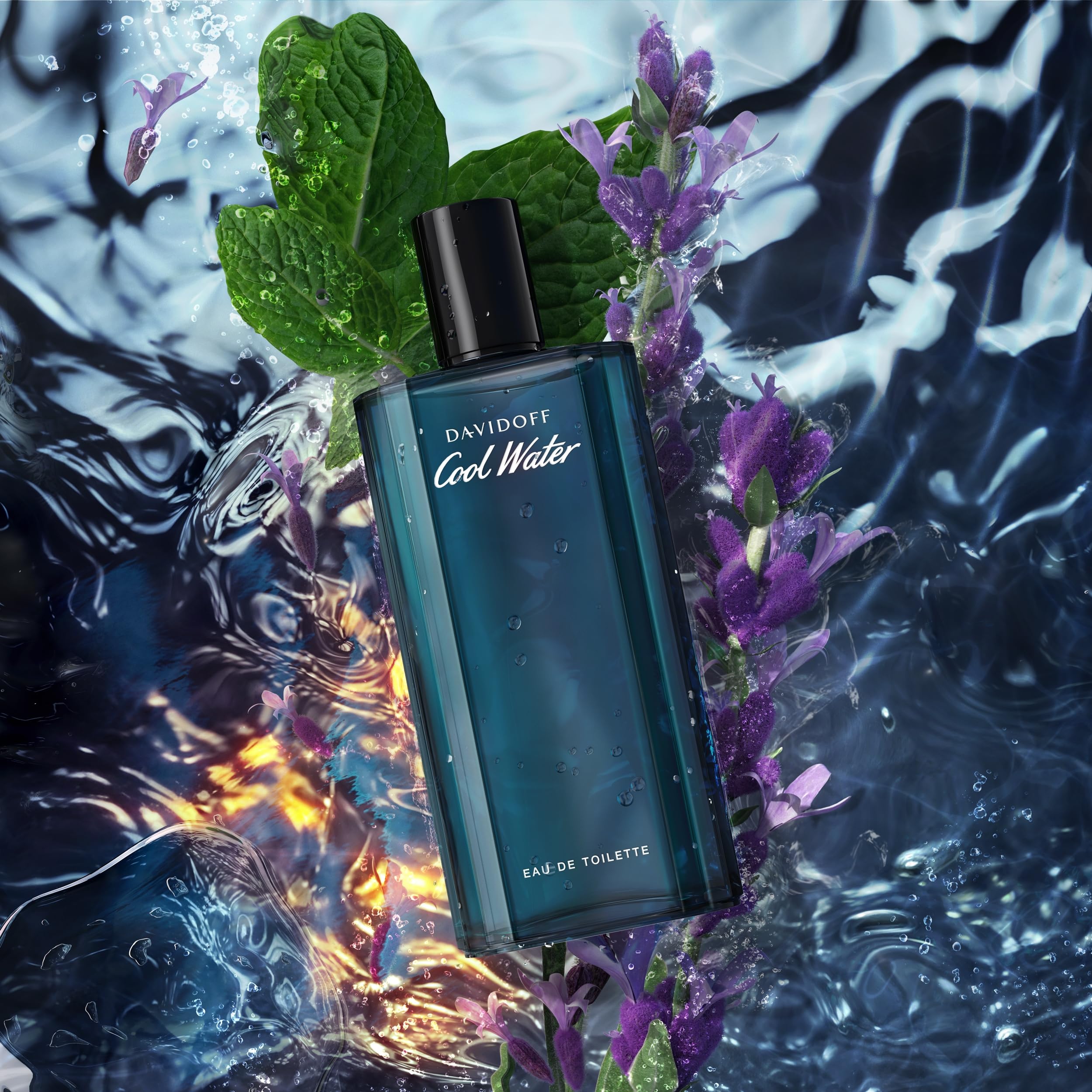 Davidoff Cool Water Men's Deodorant Spray β With Notes of Coriander, Mint, Lavender & Amber β 5 fl oz