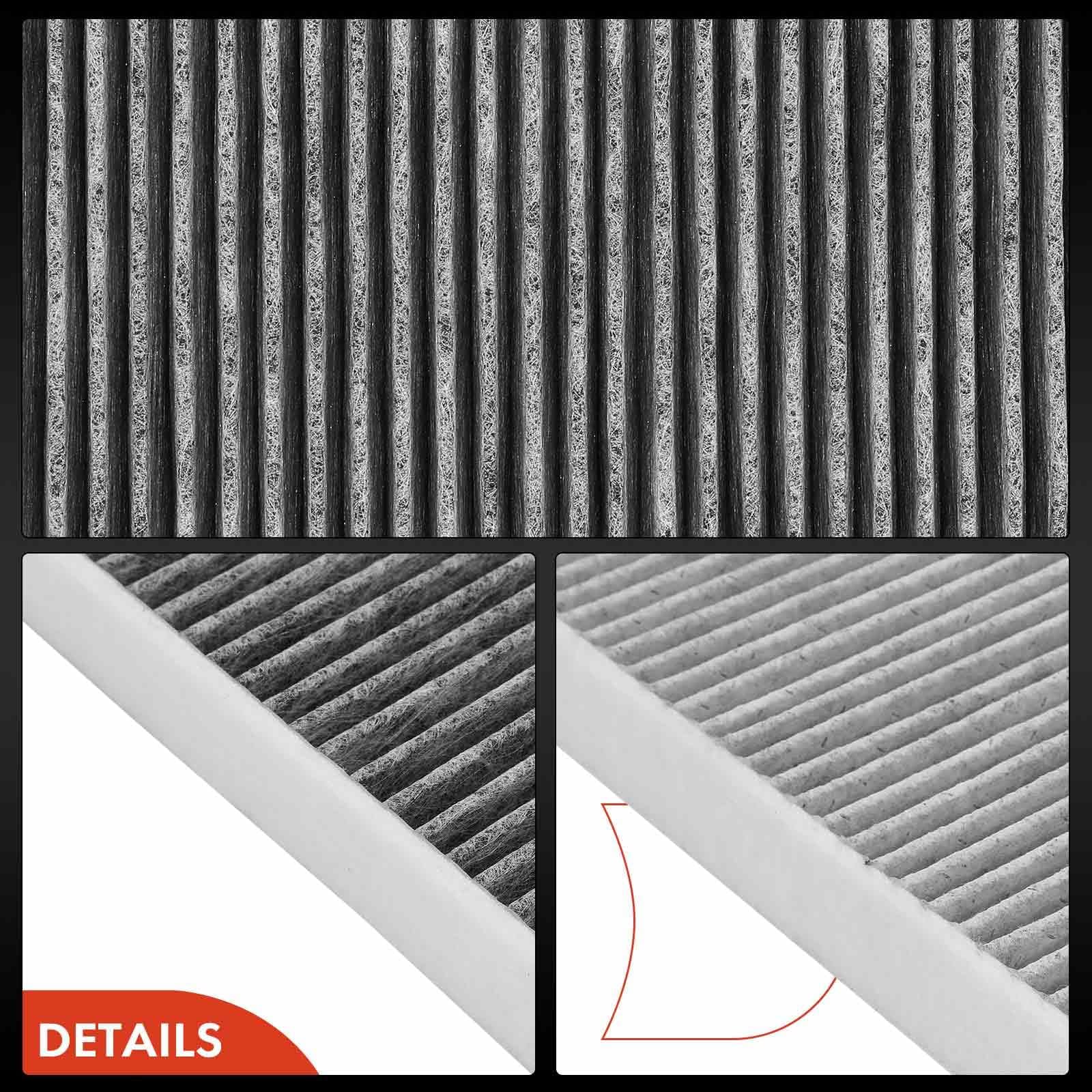 A-Premium Cabin Air Filte with Activated Carbon - Compatible with Audi & Volkswagen Models - A3, A3 Quattro, Q3, S3, TT Quattro, Jetta, Golf, Tiguan, Atlas, GTI